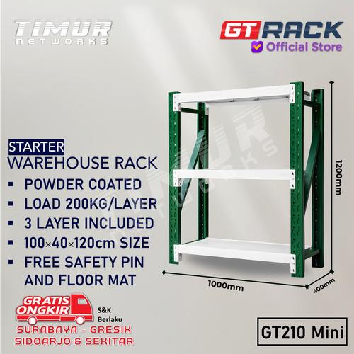 Promo RAK GUDANG BESI GT RACK GT210 MINI – WAREHOUSE RACK 200KG TINGGI ...