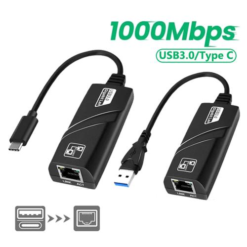 Promo USB 3.1 Type C To LAN Ethernet Gigabit Adapter Up To 1 Gbps ...
