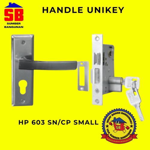 Jual UNIKEY HANDLE PINTU SET UNIKEY HP 603 SN/CP SMALL ECO SERIES ...