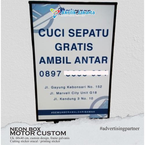 Jual Neonbox Motor Custom | Neon box Media Promo - Neon Box - Jakarta ...