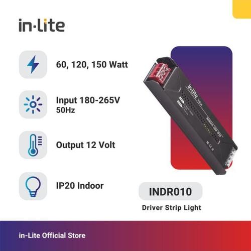 Jual In-lite Driver Travo Led Strip INDR010 Inlite 60W 120W 200W 12V ...