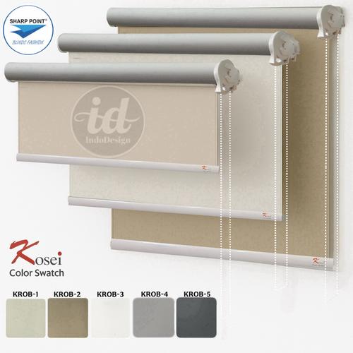Jual Roller Blind / Tirai Gulung / Penutup Jendela 100% Blackout ...