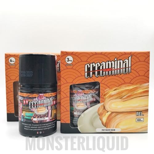 Jual CREAMINAL PUFF PASTRY CREAM BY WISE JUICE 3MG 6MG 60ML LIQUID ...