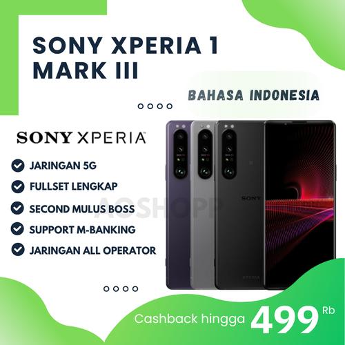 Jual SONY XPERIA 1 III 5G RAM 12/256GB - XPERIA MARK 3 - Snapdragon 888 ...