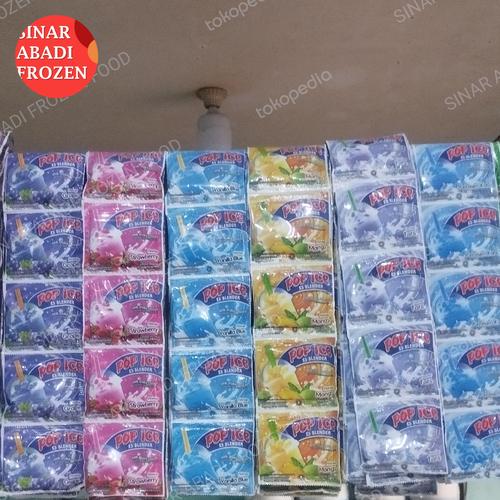 Jual (PROMO) POP ICE RENCENG RENTENG ISI 10 SACHET - Cookies & Cream ...