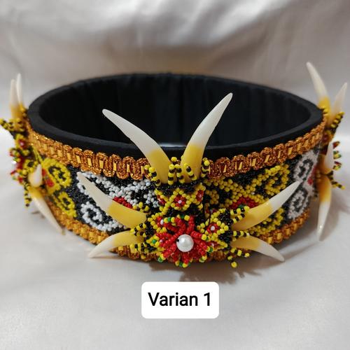 Jual topi adat dayak kalimantan pria - Varian 5, 57-58 cm - Kota ...