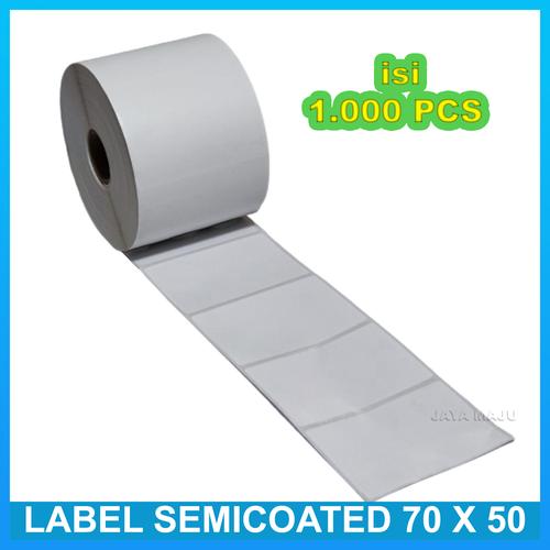 Jual Label Barcode 70 x 50 1 Line Kertas Sticker Semicoated 70x50 isi ...