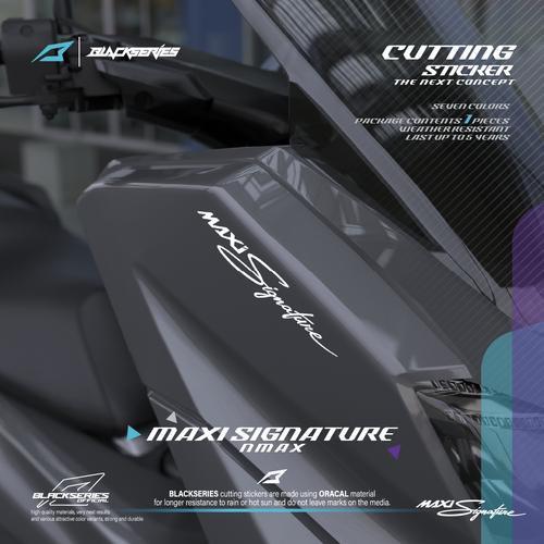 Jual Sticker Maxi Signature | Maxi Signature - Putih - Kab. Bandung ...