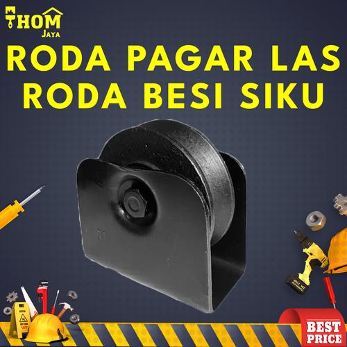Jual RODA PAGAR BESI LAS / RODA PAGAR BESI SIKU / RODA REL SIKU PINTU ...
