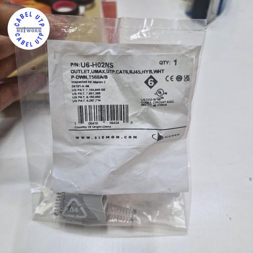Jual SIEMON Modular Jack Rj45 Cat.6 Original / Modular Data Cat.6 ...