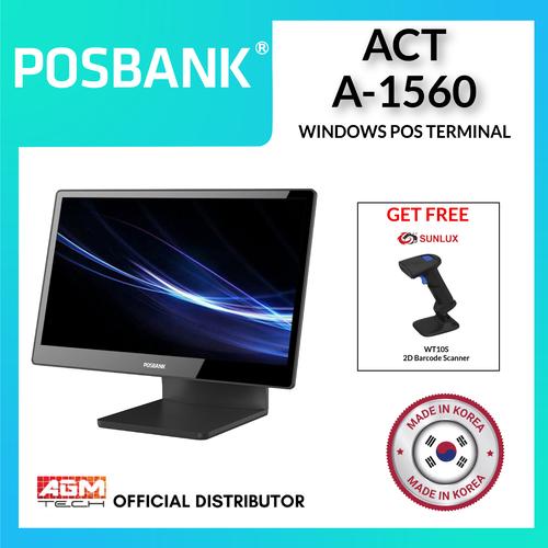 Jual POSBANK ACT A-1560 All-in-One POS System | FREE Bonus: 1x 2D ...
