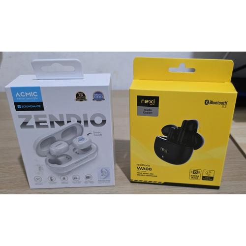 Jual TWS ACMIC Zendio White n rexiPods WA08 Bluetooth 5.3 NEW Segel ...