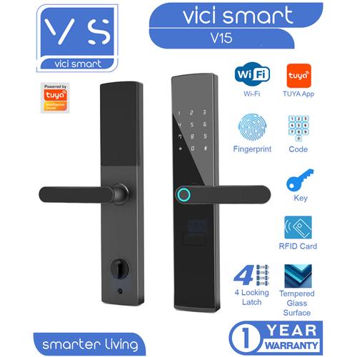 Promo Vici Smart WiFi Door Lock • Android / iOS • Finger, Akses Card ...