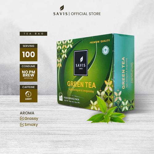 Jual Teh Premium Savis Green Tea - 100 Teabag - Kab. Sukoharjo - Savis ...