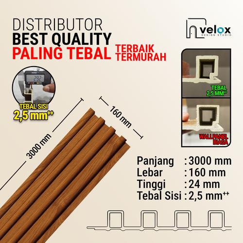 Jual WALL PANEL WPC / KISI KISI KAYU / DEKORASI (KODE WP SERIES A ...