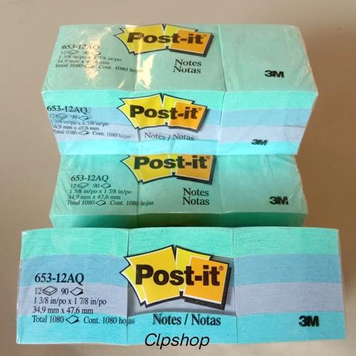 Promo Post-it 653-12Q 3M Sticky Notes / 1 pad /34,9mm x 47,6mm ...