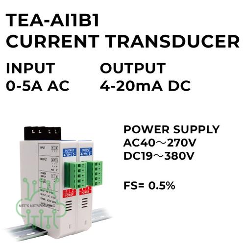 Jual Current Transducer INPUT: 0-5A AC, OUTPUT:4-20mA DC - Jakarta ...