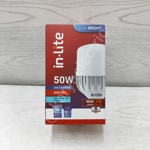 Jual LAMPU LED BULB CAPSULE INLITE IN LITE INBC002 50WATT 50W VALUE PUTIH - Jakarta Barat ...