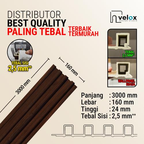 Jual WALL PANEL WPC / KISI KISI KAYU - MAP WP 005 A - Kota Bekasi - Velox Interior | Tokopedia