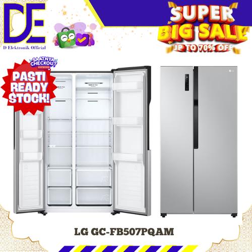 Promo LG GC-FB507PQAM Kulkas Side By Side Inverter 509 Liter ...