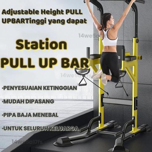 Jual Pull Up Bar Multi-Function Power Tower Adjustable Height Pull up ...