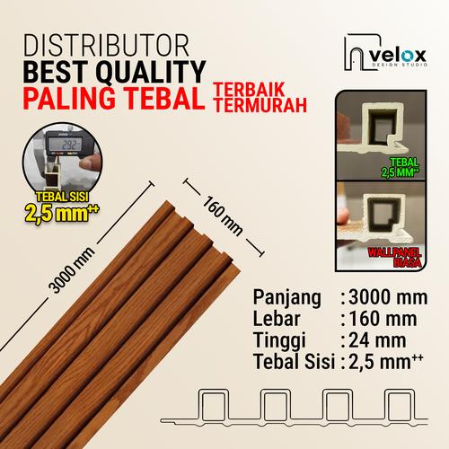 Jual WALL PANEL WPC / KISI KISI KAYU / DEKORASI (KODE WP SERIES A ...