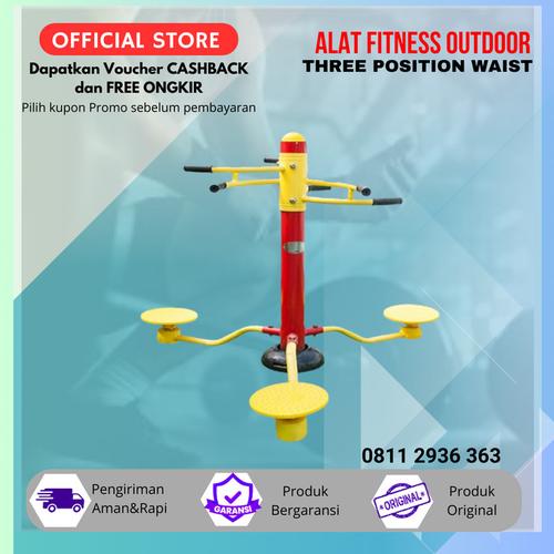 Jual Alat Olahraga outdoor Putar Pinggang 3 Orang cocok untuk ruang ...