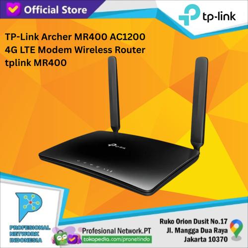 Promo TP-Link Archer MR400 AC1200 4G LTE Modem Wireless Router tplink ...