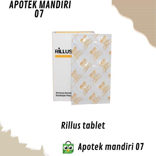 Jual RILLUS PROBIOTIK BOX ISI 30 TABLET KUNYAH 5 STRIP @ 6 TABLET ...