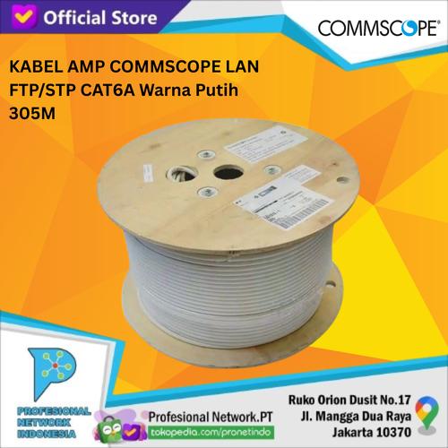 Promo KABEL AMP COMMSCOPE LAN FTP/STP CAT6A Warna Putih 305M - AMP FTP ...