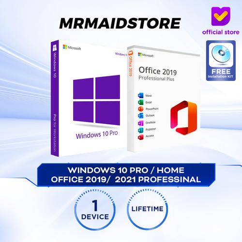Promo Microsoft Windows 10 Pro | 10 Home | Office 2019 | Retail Original - Windows 10 Home ...