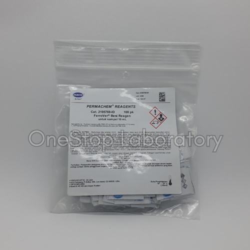 Jual HACH 2105769 FerroVer Iron Reagent Powder Pillows 10 mL pk/100 ...