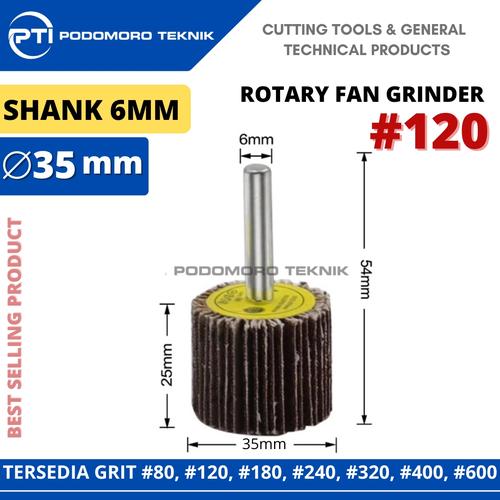 Jual Tuner Amplas #120 M35 Amplas Buffing / Rotary Fan Grinder / Mata ...