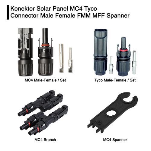 Jual Konektor Solar Panel MC4 Kabel Connector Male Female FMM MFF ...