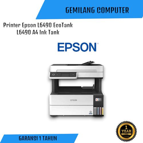 Jual Printer Epson L6490 EcoTank L6490 A4 Ink Tank - Jakarta Pusat ...