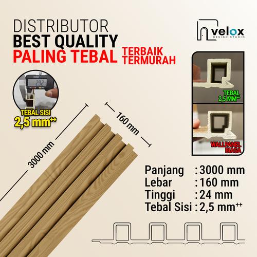 Jual WALL PANEL WPC / KISI KISI KAYU - MAP WP 009 A - Kota Bekasi - Velox Interior | Tokopedia