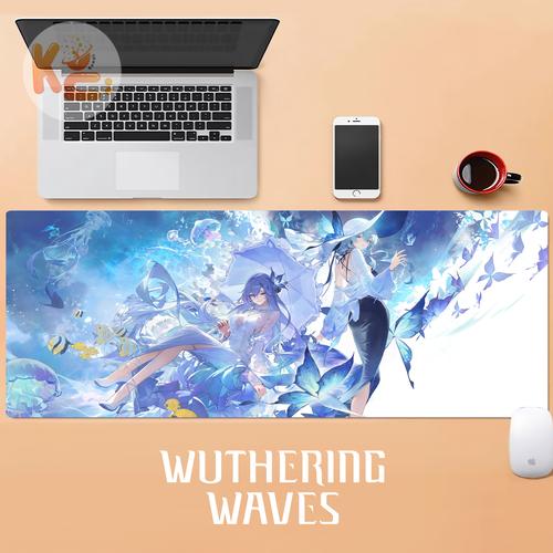 Jual The Shorekeeper & Cantarella Mousepad 80x30cm Wuthering Waves ...