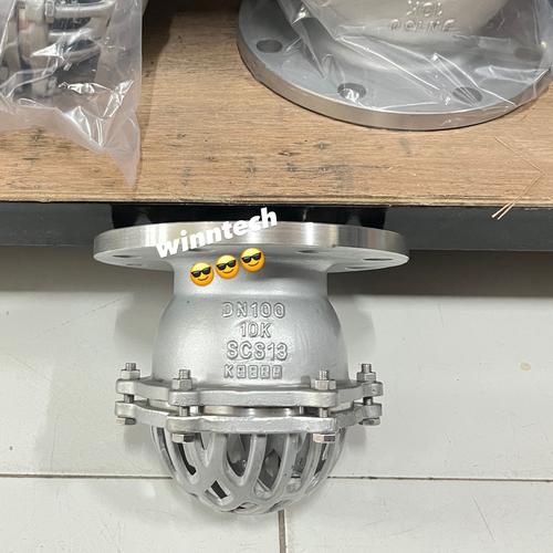 Jual Foot Valve Stainless Steel 304 Flange Jis 10K DN 100 4 inchi ...