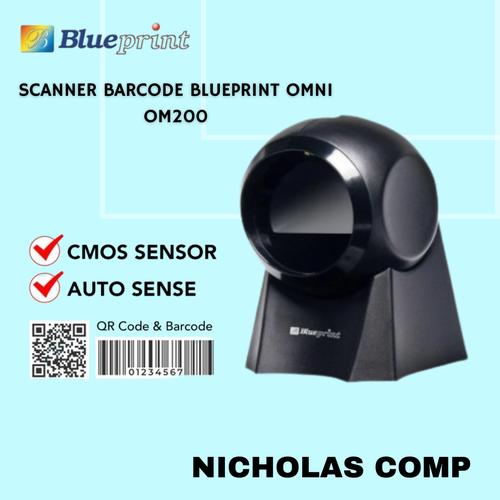 Jual Omni Barcode Scanner OM200 Blueprint 2D Auto Scan QR Code & Barcode - Kota Semarang ...