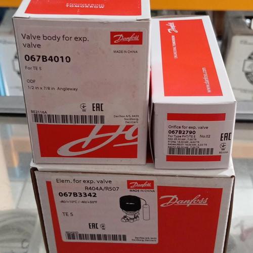 Jual EXPANSI VALVE DANFOSS TE5 R404 + BODY VALVE + ORIFICE NO. 2 (SET ...