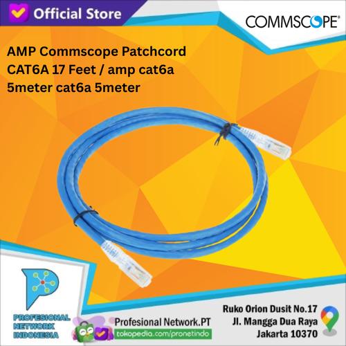 Jual AMP Commscope Patchcord CAT6A 17 Feet / amp cat6a 5meter cat6a ...