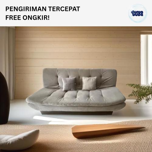 Jual [PROMO!] Sofa Bed Minimalis - Abu-abu - Jakarta Pusat - Dunia Busa Jakarta | Tokopedia
