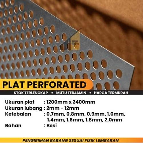 Jual PLAT BESI PERFORATED / PLAT UNTUK PERMUKAAN DINDING LIFT / PLAT ...
