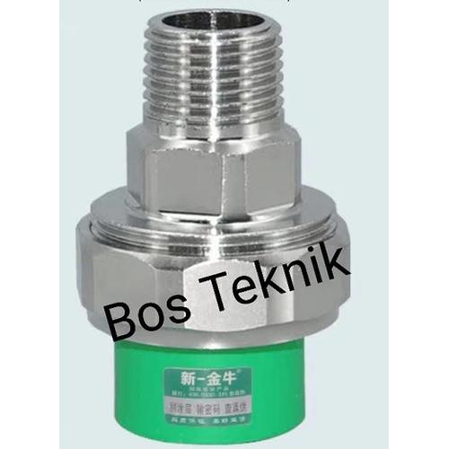 Jual Male Union PPR / Water Mur Drat Luar PPR / Male Thread Union PPR / Adaptor Male PPR - 3/4 ...