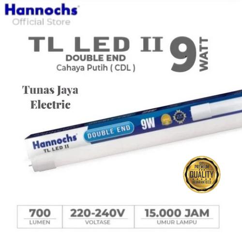 Jual HANNOCHS Lampu TL LED II Double End 9 Watt Lampu Tube Light ...