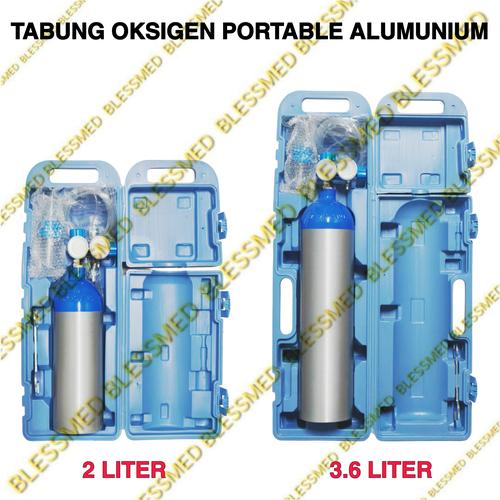 Jual Tabung Oksigen Alumunium Portable Travelling 2 L (Liter) - 2L - Jakarta Barat - Blessed ...