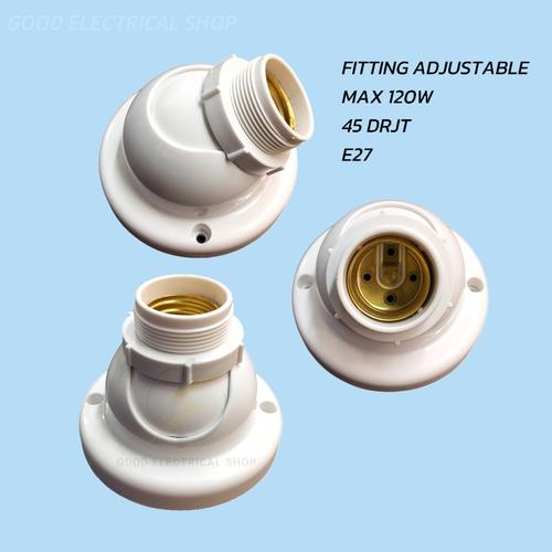 Jual Fitting Lampu Plafon Miring Adjustable E-27 - Jakarta Pusat - GOOD ...