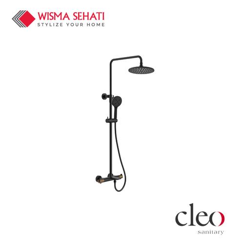 Promo CLEO SLIMMER Shower Mandi Tiang + Selang + Handshower Showerpipe ...