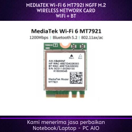 Jual MEDIATEK Wi-Fi 6 MT7921 NGFF M.2 Wireless Network Card WiFi ...