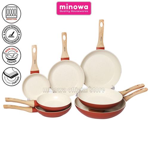 Promo Minowa Panci / Teflon / Pan Teflon Marble anti lengket - WH-160 ...